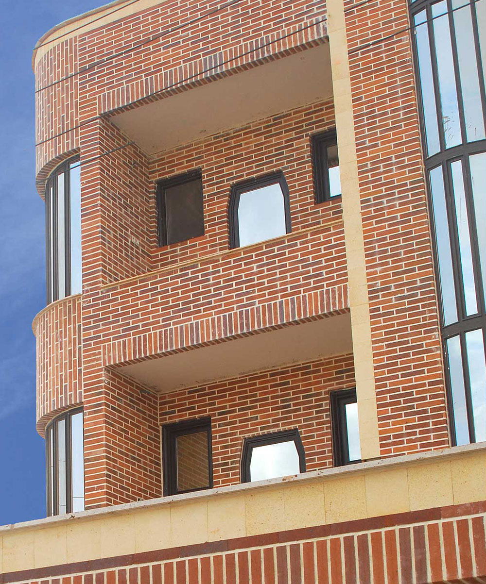 Chamotte Model L-Shaped Refractory Cladding Tile – kian sadra tavana style